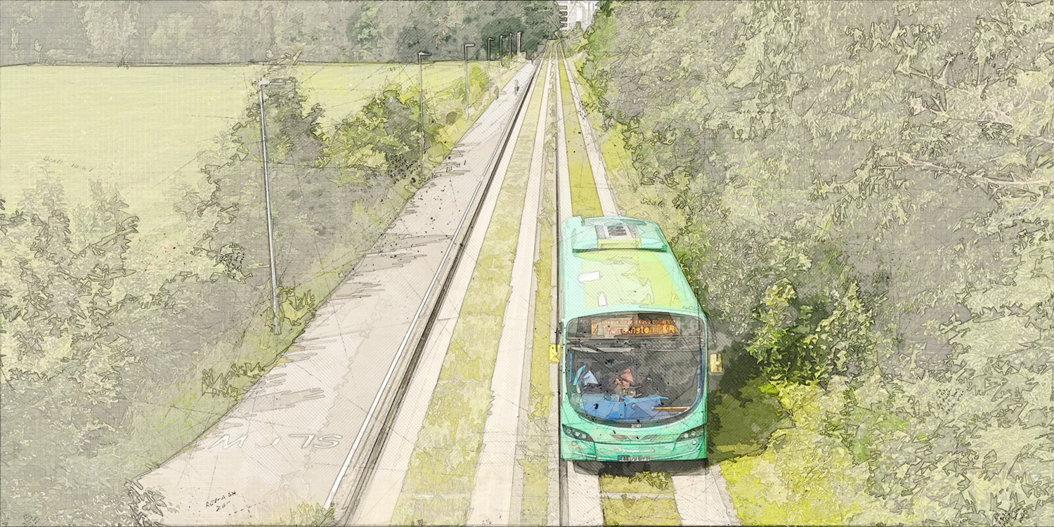 Has the Guided Busway been a success?